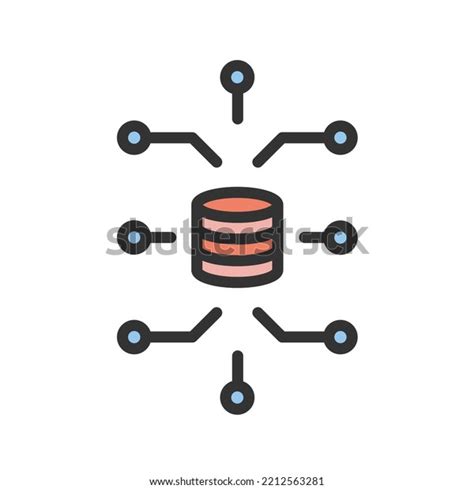 Data Aggregation Icon Vector Image Can Stock Vector Royalty Free