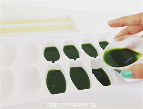 The Beauty Department Your Daily Dose Of Pretty Diy Wheatgrass Ice Cubes
