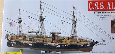 Css Alabama Plastic Model Build 2018 2019 Revell 196 Naval War