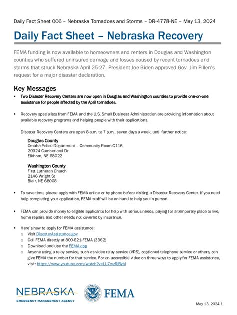 Fillable Online Fema Fact Sheet Co Brand Template Fax Email Print Pdffiller