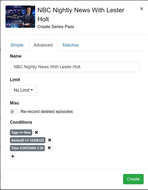 Syntax Error On Advanced Tab Of Create New Pass Dialog