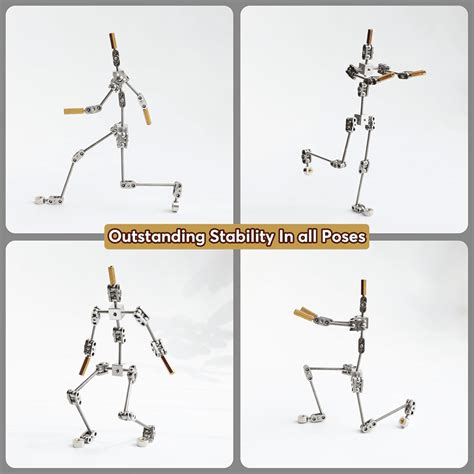 Armature Kit Diy Metal Puppet Figure Skeleton Easy To Assemble