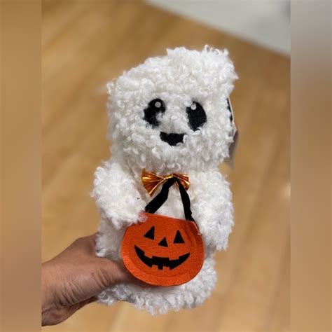 Gemmy Other Gemmy White Animated Ghost With Orange Pumpkin Poshmark