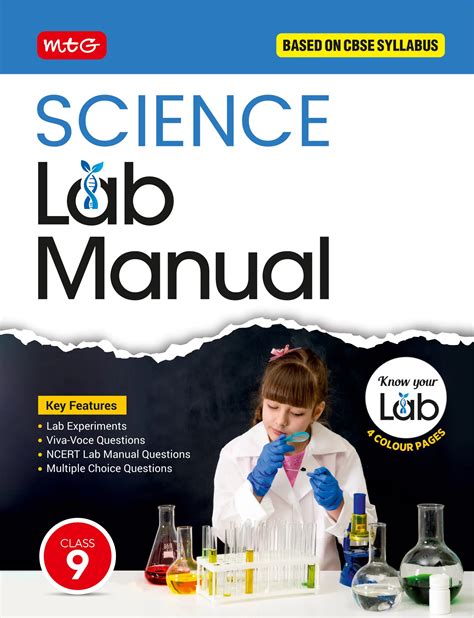 mtg lab manual class 9 science book based on cbse syllabus lab experiments viva voce
