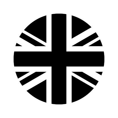 Vector Flat Great Britain Flag Circle Stock Illustration Download