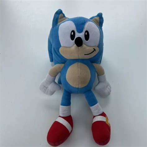 Sonic The Hedgehog Plush Soft Toy Sega Retro 30cm £6 99 Picclick Uk