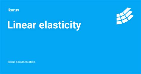 Linear Elasticity Ikarus