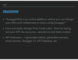 Design First APIs With Swagger PPT