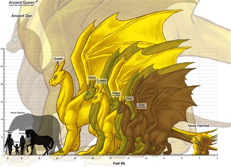 Dragon Size Chart 5e
