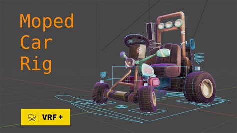 Rigging Tutorial A Cartoon Car Moped in Blender 4.x - YouTube