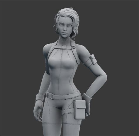Free Stl File Female Character Fornite 2 ♀️・object To Download And To