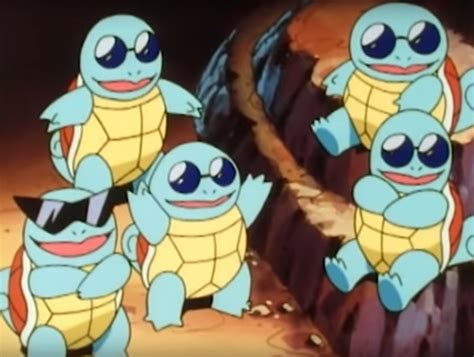 Pokemon Squirtle With Glasses Full Firefighter Pokemon Team Squirtle