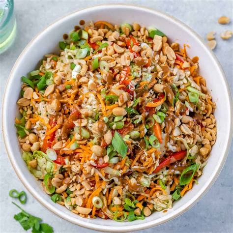Thai Peanut Salad Healthy Fitness Meals
