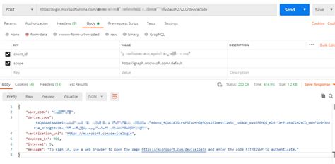 Oauth 20 Aad V20 Unable To Use Default Scope With Device Code