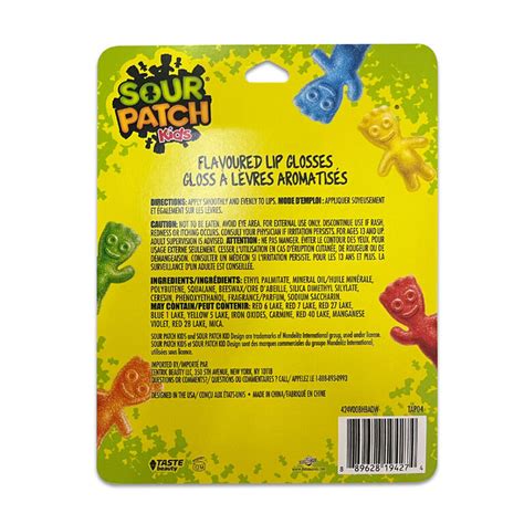 Sour Patch 5pk Lip Gloss Wands Toys R Us Canada