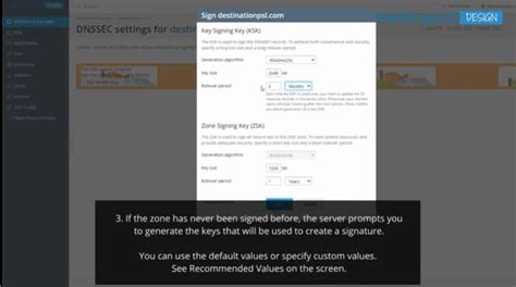 Configuring DNSSEC For A Domain