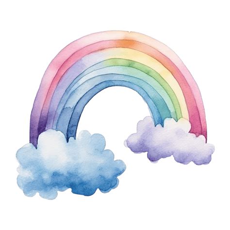 Rainbow Watercolor Background Pngs For Free Download