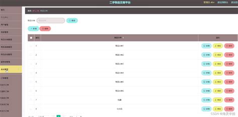 node vue毕设二手物品交易平台（程序 mysql express） 基于vue node mysql的校园二手平台 csdn博客