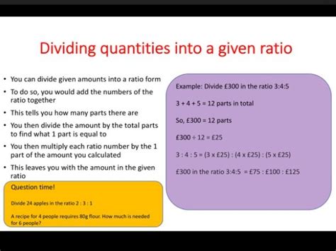 Ratios And Proportions Powerpoint Gcse Maths Teaching Resources