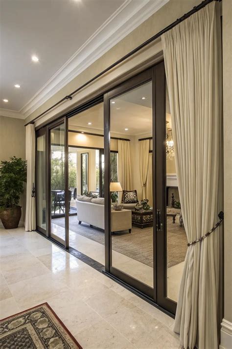 19 Stylish Sliding Glass Patio Door Curtain Ideas