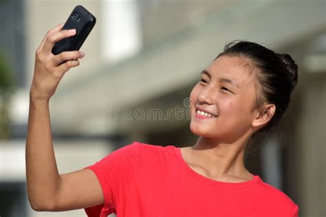 Filipina Female Selfie Jovem Imagem De Stock Imagem De Jovem