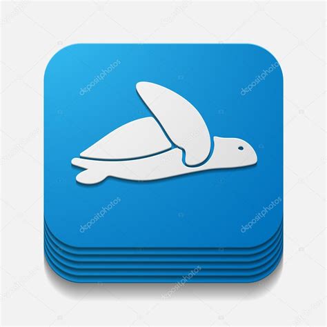 App Concept Turtle Reptile Stock Vector Image By ©palau83 43629517