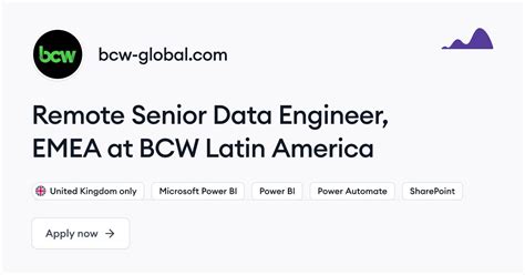 Himalayas On Linkedin Remote Senior Data Engineer Emea Job At Bcw