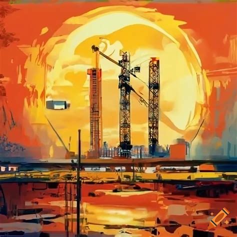 Conceptual Artwork Of Construction Site On Craiyon
