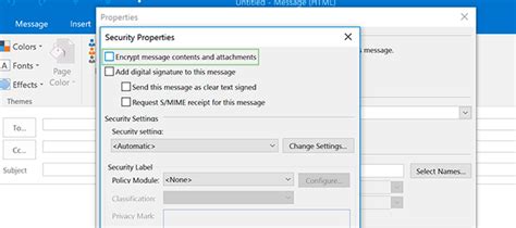 How To Encrypt An Email In Outlook Laptop Mag