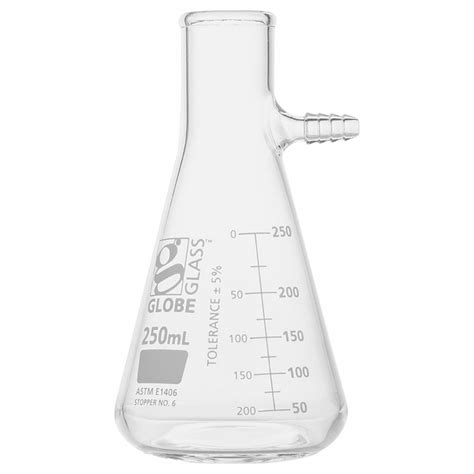 Borosilicate Glass 250 Ml Capacity Ml Filtering Flask 811ge6