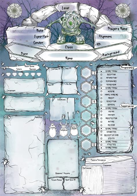 Dnd Accessories Dnd Ts Dnd Adoptable Character Character Sheet Rpg Dnd Character Sheets