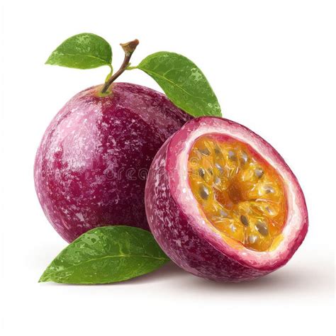 Whole Ripe Passion Fruit Stock Illustrations 1653 Whole Ripe Passion