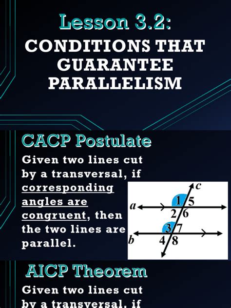 Q4 L3 2 Conditions That Guarantee Parallelism Pdf Elementary Geometry Geometry
