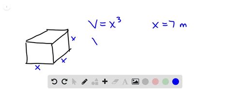 SOLVED The Formula V X Can Be Used To Find The Volume V Of A Cube With Side Length X Find