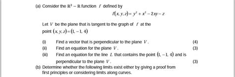 Solved A Consider The R R Function F Defined By Chegg