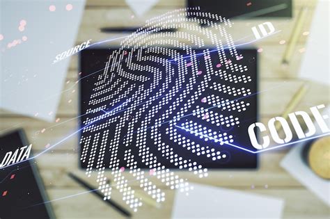 Premium Photo Abstract Creative Fingerprint Illustration And Modern