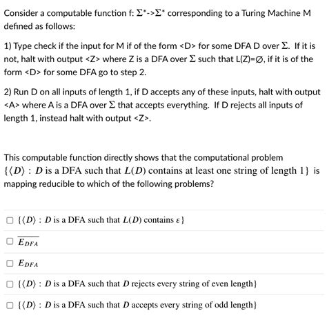 solved consider a computable function f corresponding