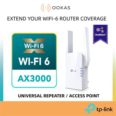 Tp Link Re X Ax Re X Ax Onemesh Wifi Wireless Ax Wifi Range Extender Repeater