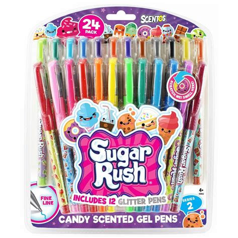 Sugar Rush Candy Scented Gel Pens Series 2 24 Count Gel Pens