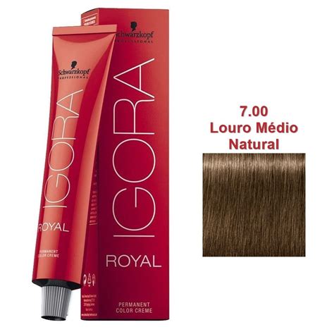 Schwarzkopf Igora Royal Coloração 700 Louro Médio Natural Extra 60ml