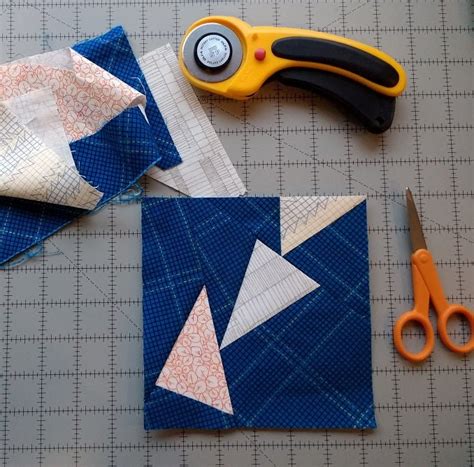 Wonky Geese Paper Piecing Pattern One Stitch Back