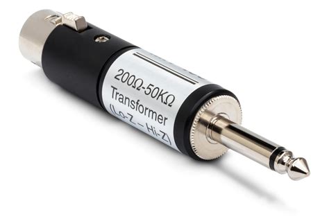 Hosa Mit435 Impedance Transformer Adapter Convert Microphone Output