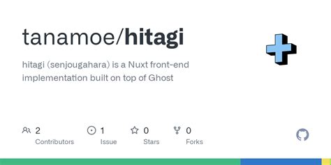 Github Tanamoehitagi Hitagi Senjougahara Is A Nuxt Front End Implementation Built On Top