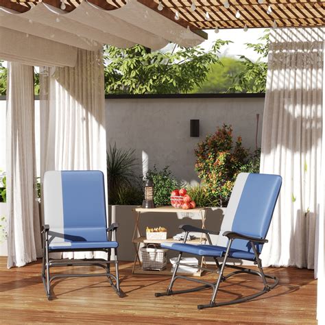 Outdoor Rocking Chair Set Of 2