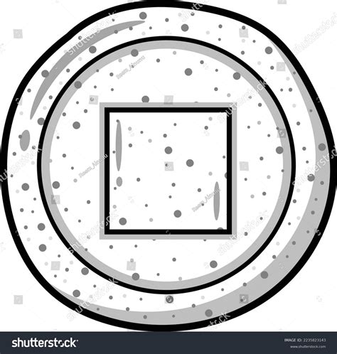 Korean Dalgona Candy Square Shape Sketch Stock Vector Royalty Free 2235823143 Shutterstock