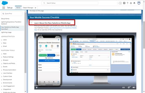 configuration et personnalisation de la nouvelle application mobile