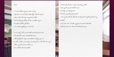 Ddlc Poems Explained