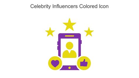 Celebrity Influencers Colored Icon In Powerpoint Pptx Png And Editable Eps Format PPT Template