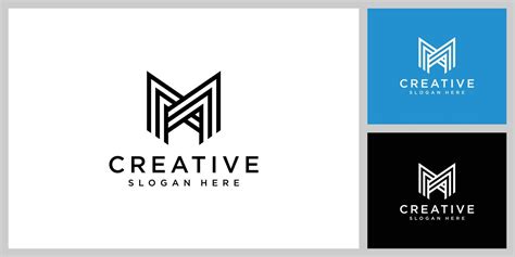 Initial Letter M Logo Vector Design 22348697 Vector Art At Vecteezy