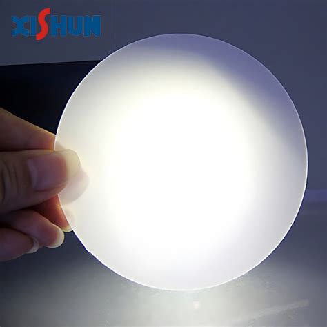 Round Shape Ps Plastic Diffuser Sheet For Downlight Acrylic Sheet And